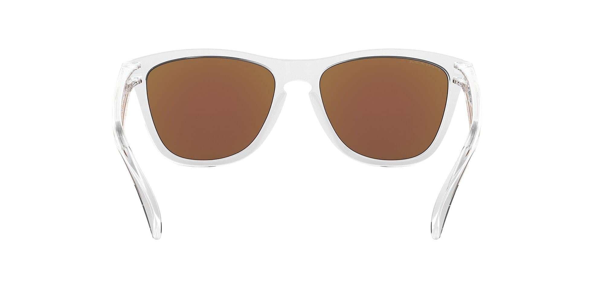 Oakley OO9013 Frogskins Sunglasses+ Vision Group Accessories Bundle (Crystal Clear/Prizm Sapphire (9013D0))