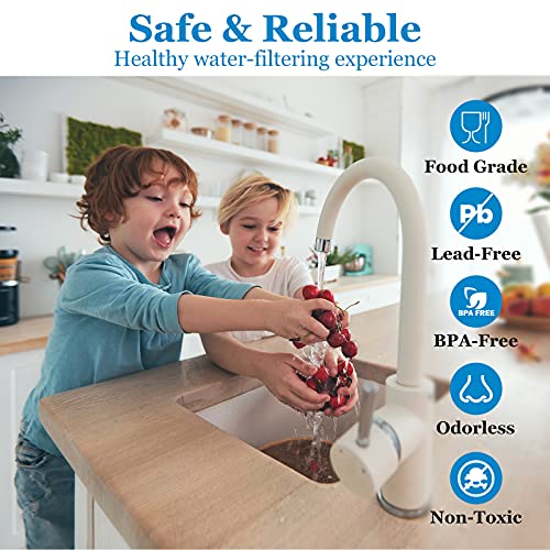 Vegebe 150 GPD RO Membrane Filter 12"x2" Reverse Osmosis Membrane Element Replacement Fits Under Sink RO Drinking Water Filter Filtration Purifier System, 1 Pack