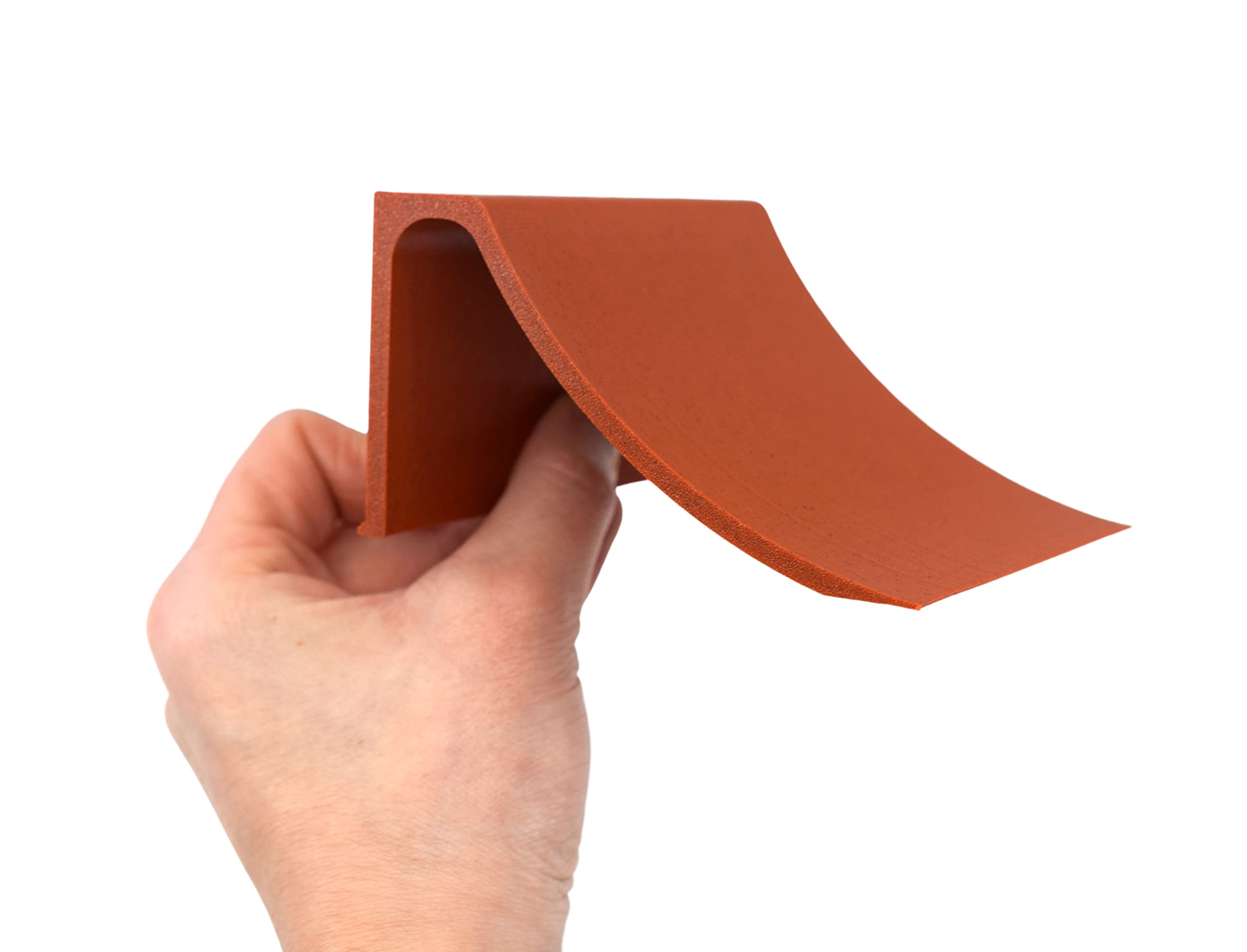 Teak Tuning Fingerboard Half Pipe Spot DIY Kit, 2 Quarter Pipes + Teak Transition Tape Roll - 4 x 4 x 2.25 - Lava Flow Colorway - 1:8 Scale