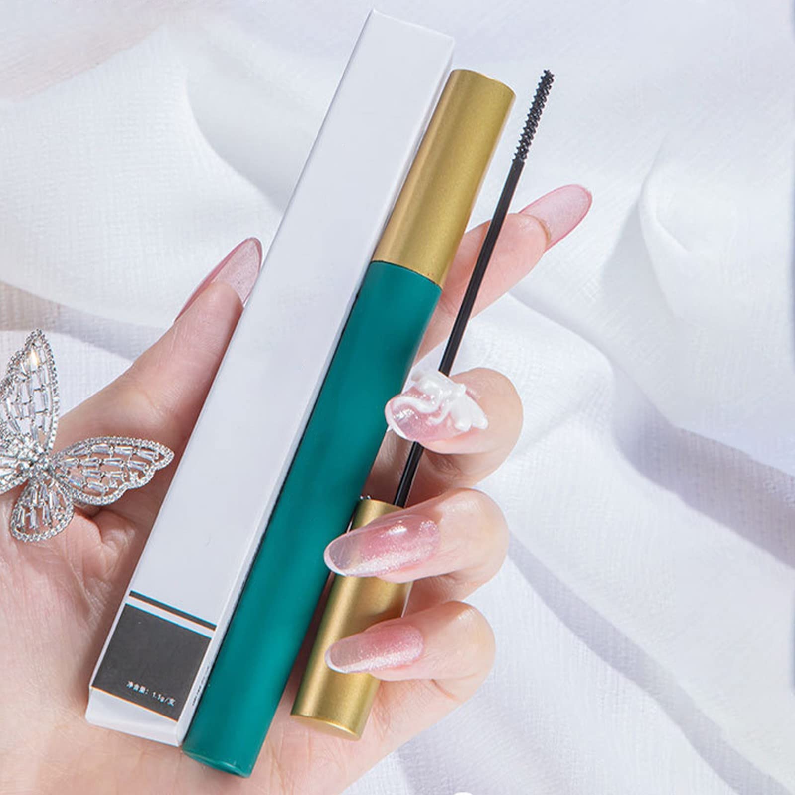 Mascara Falsies Pack 4D Silk Fiber Lash Mascara Natural Waterproof Smudges Proof Mascara Lengthening And Thick Long Lasting No Clumping Formula Base Makeup(a6-A)