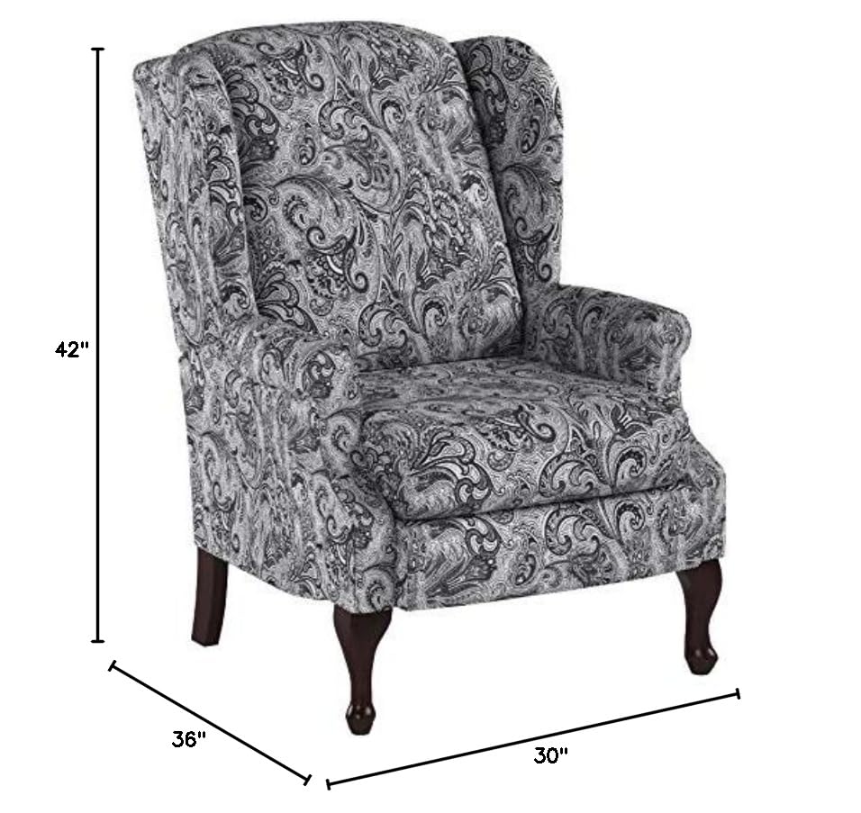 Lane Home Furnishings 6002-11 Luisa Prussian Hi Leg Recliner,Medium