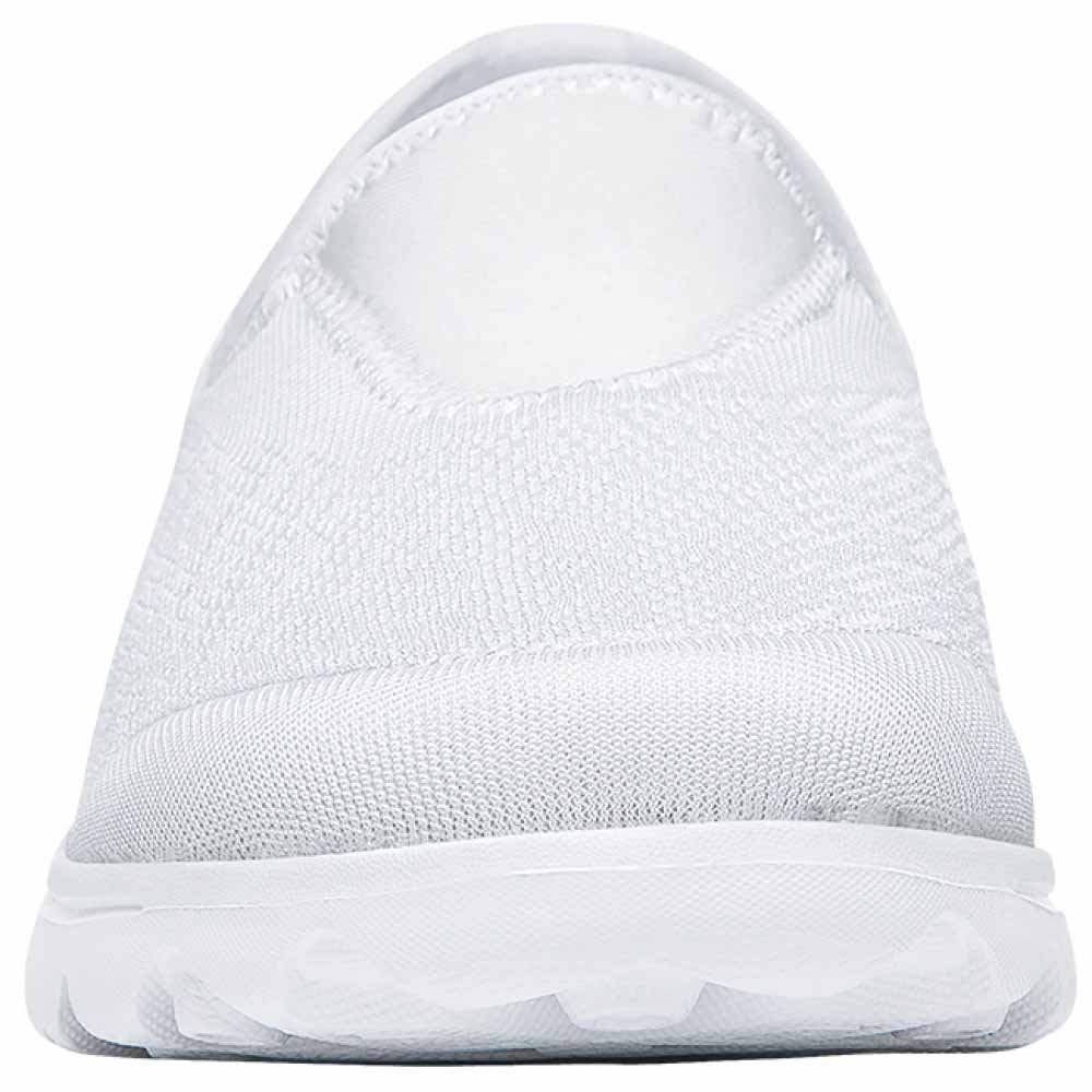 Propét Womens TravelActiv Slip On Walking Walking Sneakers Shoes Casual - White - Size 6.5 AA