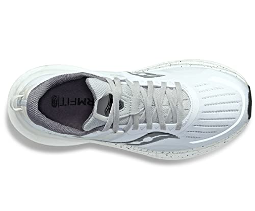 Saucony womens Tempus Sneaker, White/Black, 11.5 US