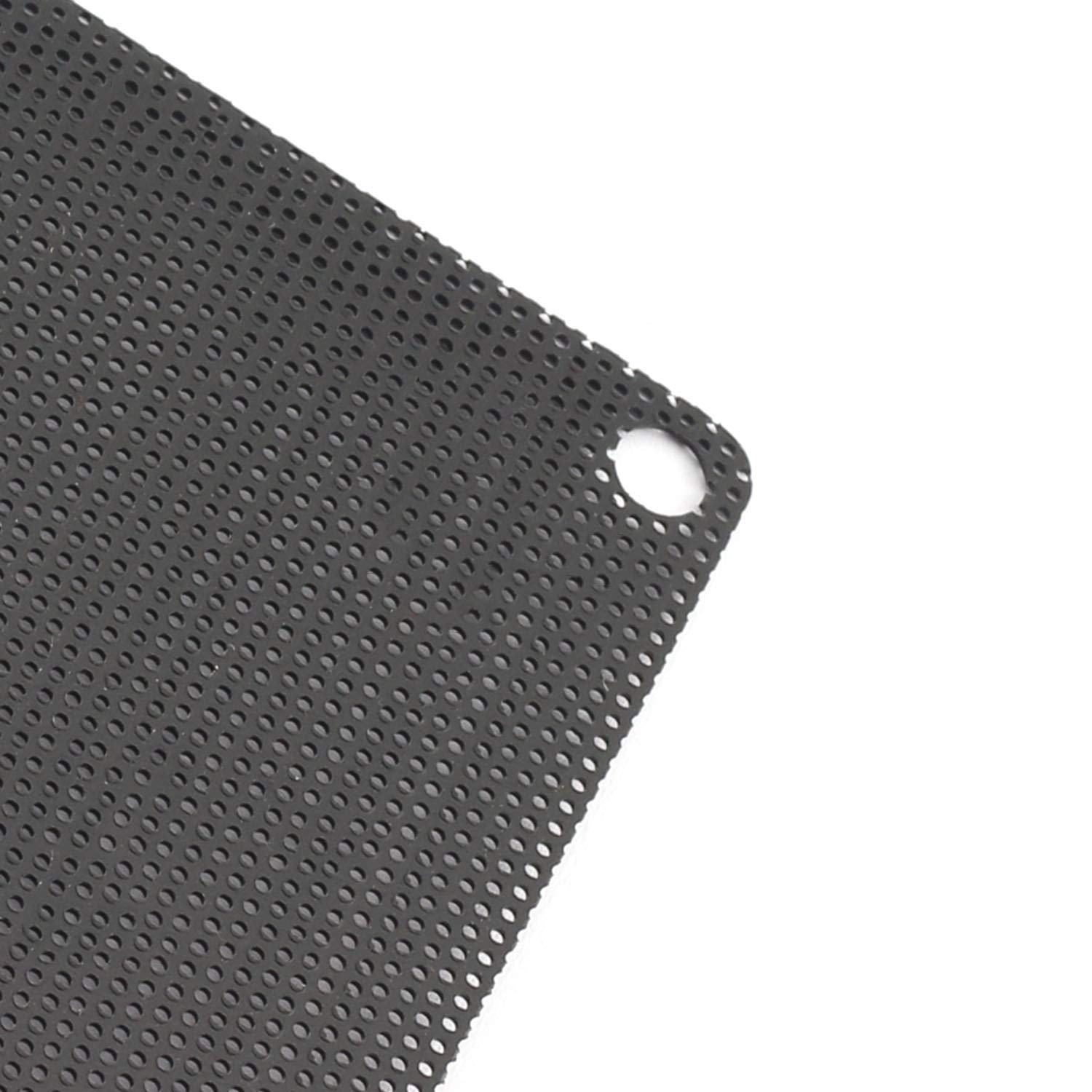 Maxmoral 5pcs 8cm PC Fan Dust Filter Black PVC Dustproof Mesh Cover Guard for Computer Cooler Fan Case