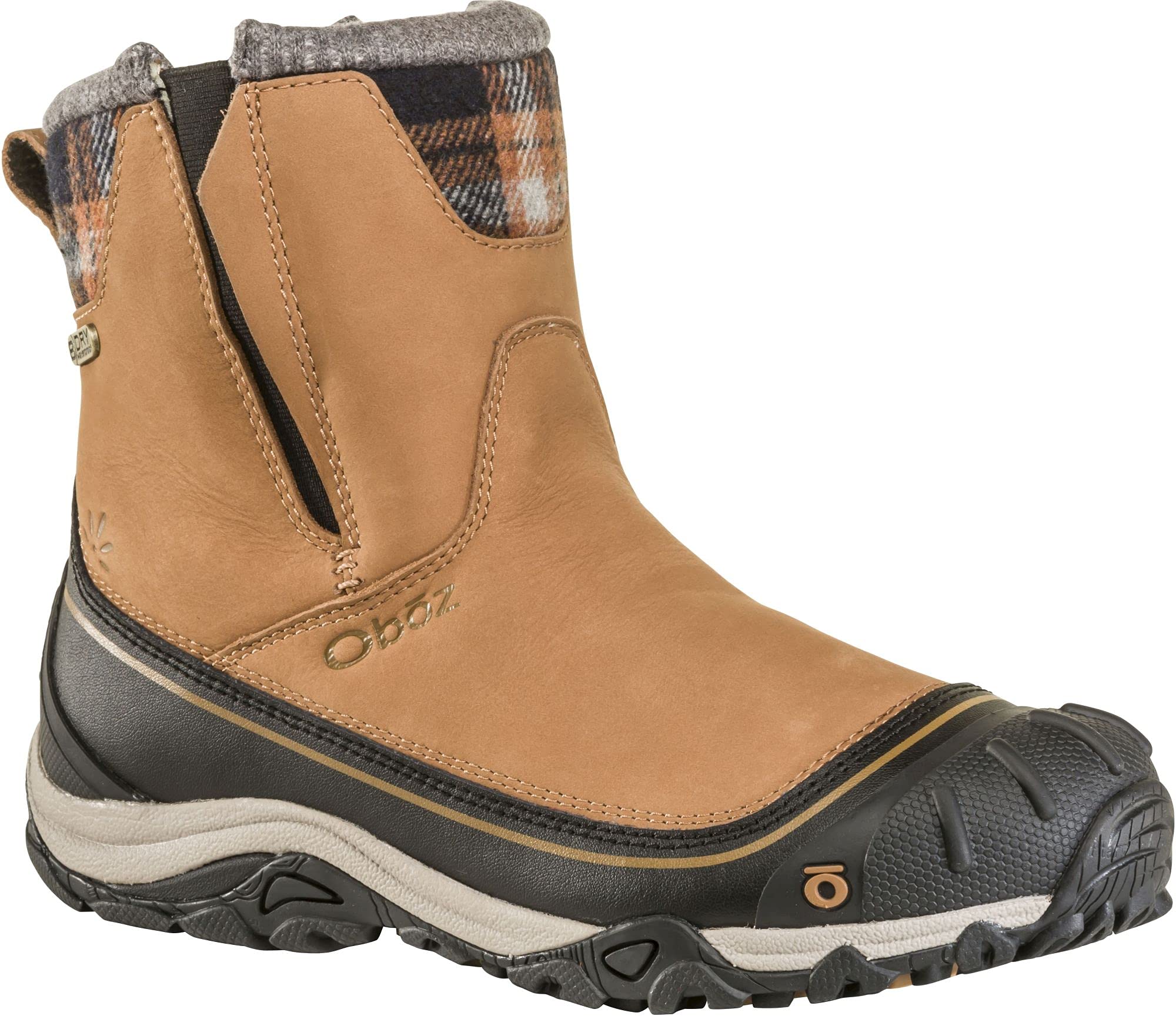 Oboz Sapphire 7" Pull-On Insulated B-Dry Hiking Boot - Women's Chipmunk 8