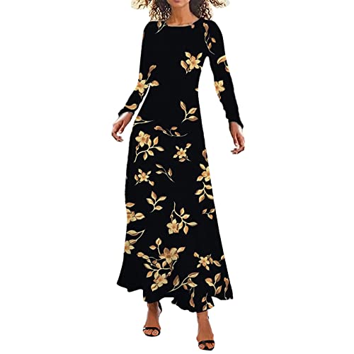 LKPJJFRG High Waist Smocked Flowy Tiered Mixi Dress Front tie Batwing Sleeve A line Dress Tie Waist Slim Fit Slit Maxi Dress