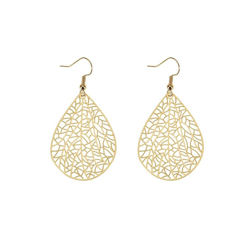 Teardrop Earrings for Women Dangle Plated Silver Nickle Free Earrings for Women Charm Gifts (water_drop_pink)
