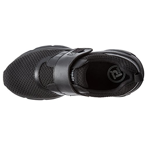 Propét Womens Stability X Strap Walking Walking Sneakers Shoes - Black - Size 8.5 3E