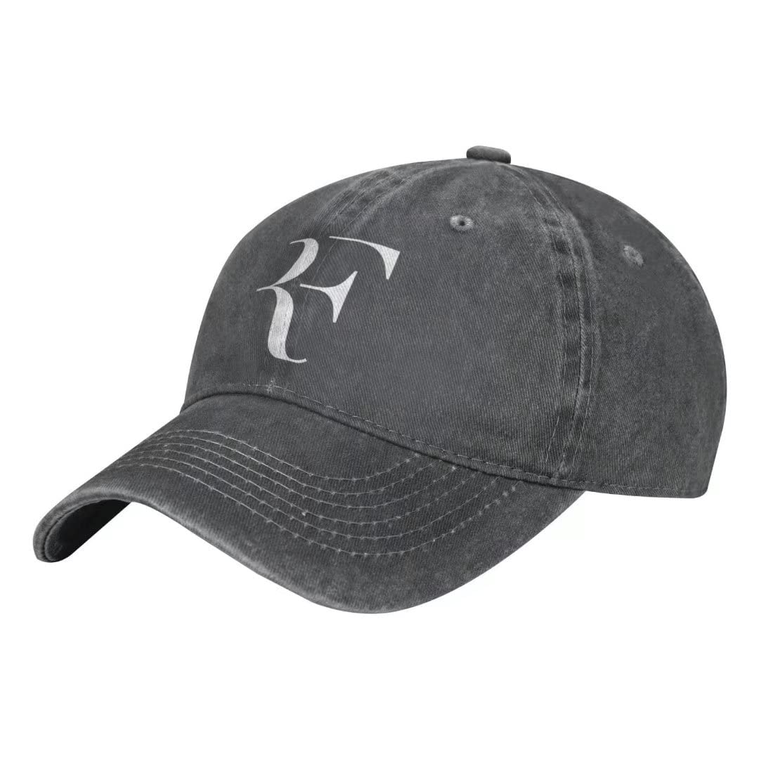 ROGER FEDERER Hat Adjustable Trucker Hats for Women's Men's Classic Tennis Baseball Cap Deep Heather
