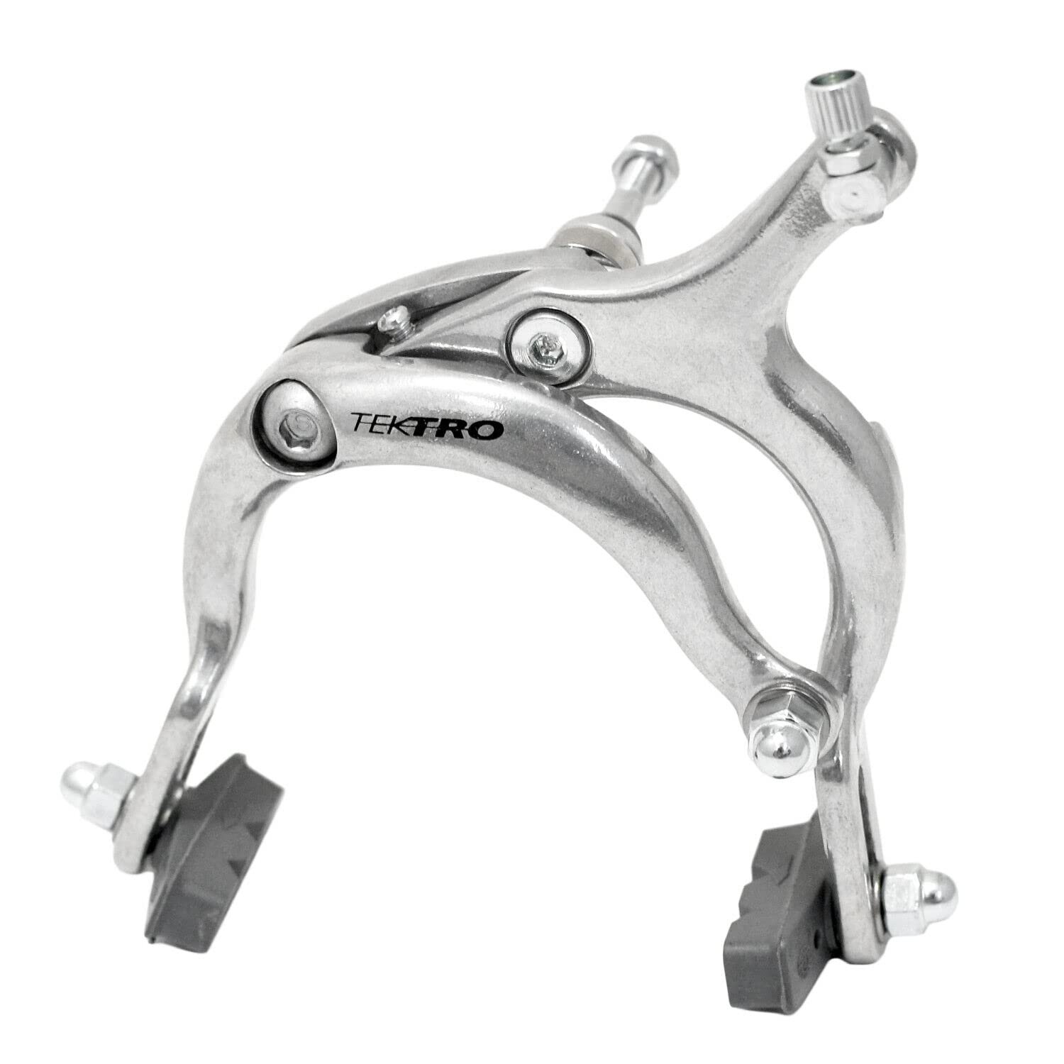 TEKTRO 900C Road Calipers Brake Set Dual Pivot 72-92mm Nutted Mount, Silver, MH2649