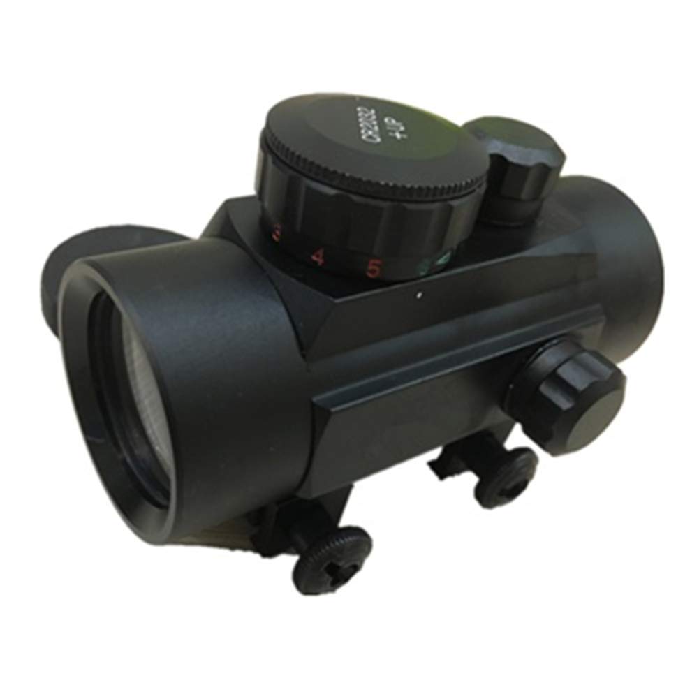 NyLeabon 1x30 Crossbow Scope,Classical 1x30 Red Dot Scope,Red and Green Illuminated Scope,Compact Hunting Scope