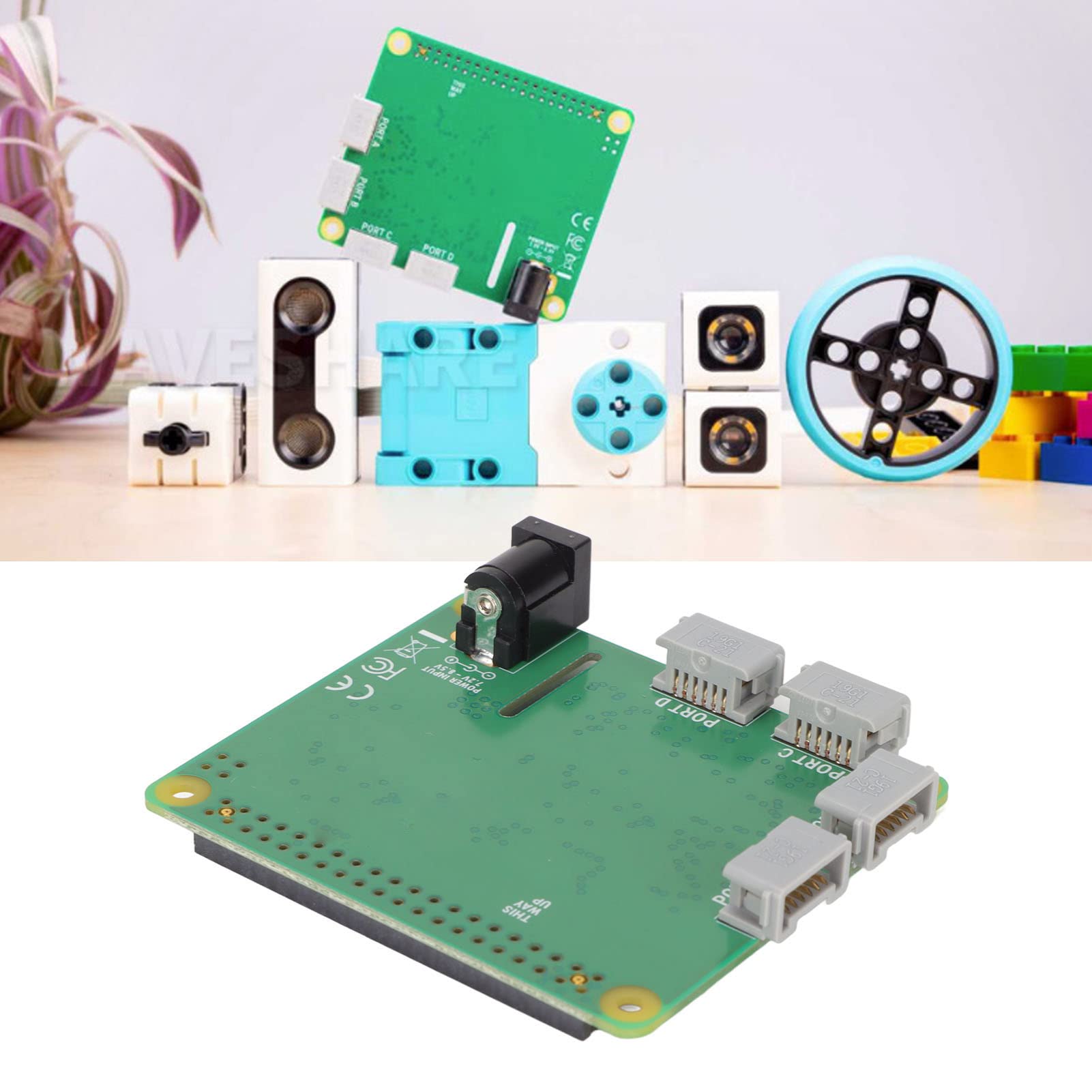 Zyyini for Raspberry Pi Build HAT, RP2040 Microcontroller Chip for Raspberry Pi, for RasPi Build Hat with a 40 PIN GPIO Header