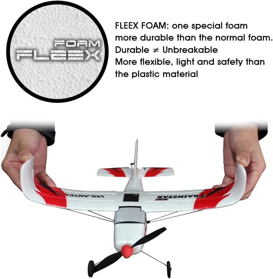 VOLANTEXRC RC Plane TrainStar Mini RC Airplane PNP Version No Transmitter No Battery No Charger (761-1 PNP)