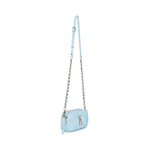 Steve Madden Daisy Quilted Crossbody, Blue