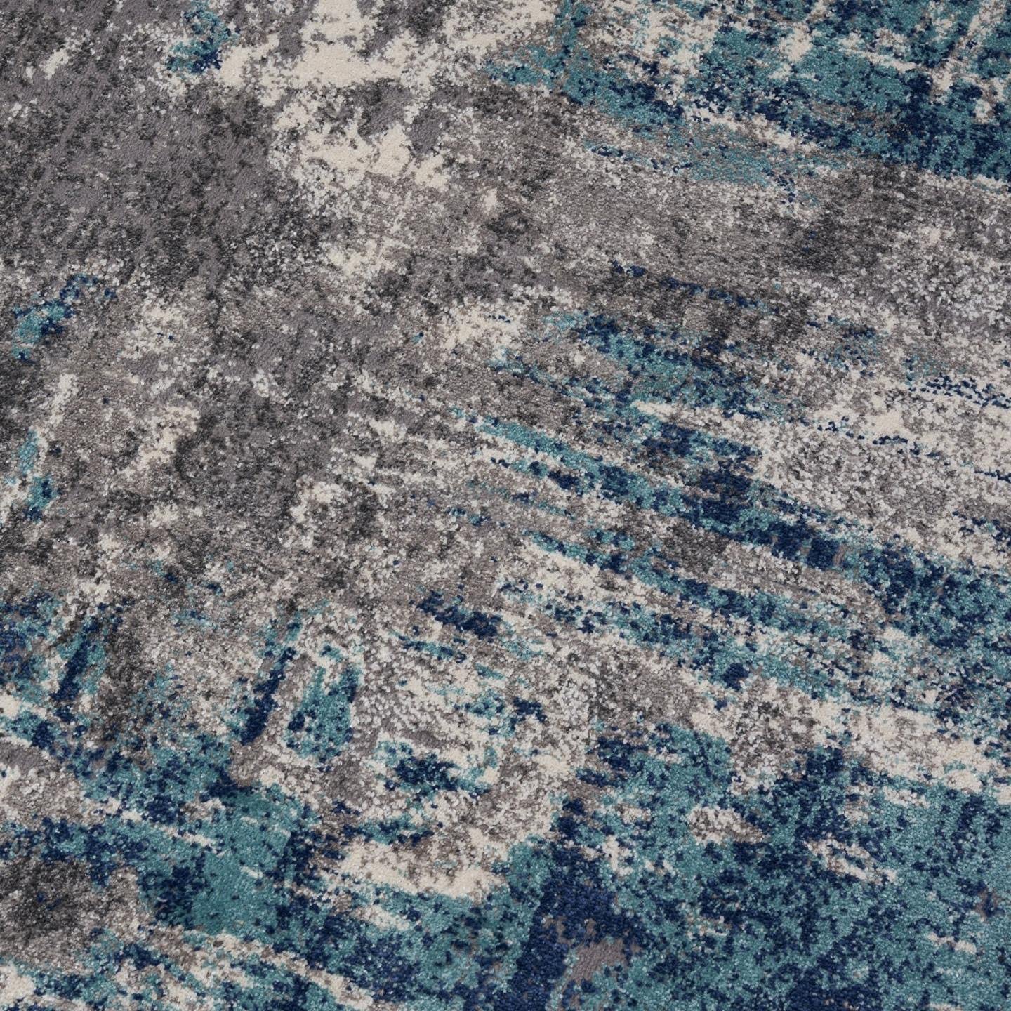 LUXE WEAVERS Euston Collection 7680 Brown 5x7 Modern Abstract Area Rug