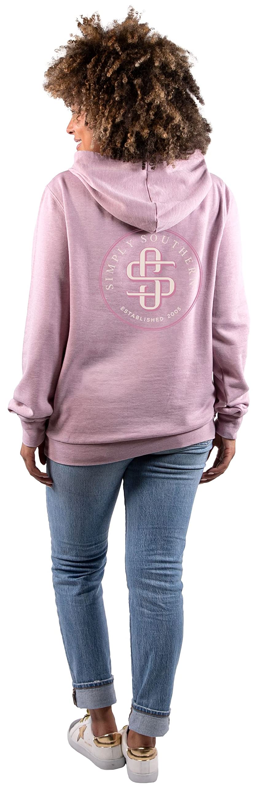 Simply Southern Light Lavender Fleece Logo Hoodie