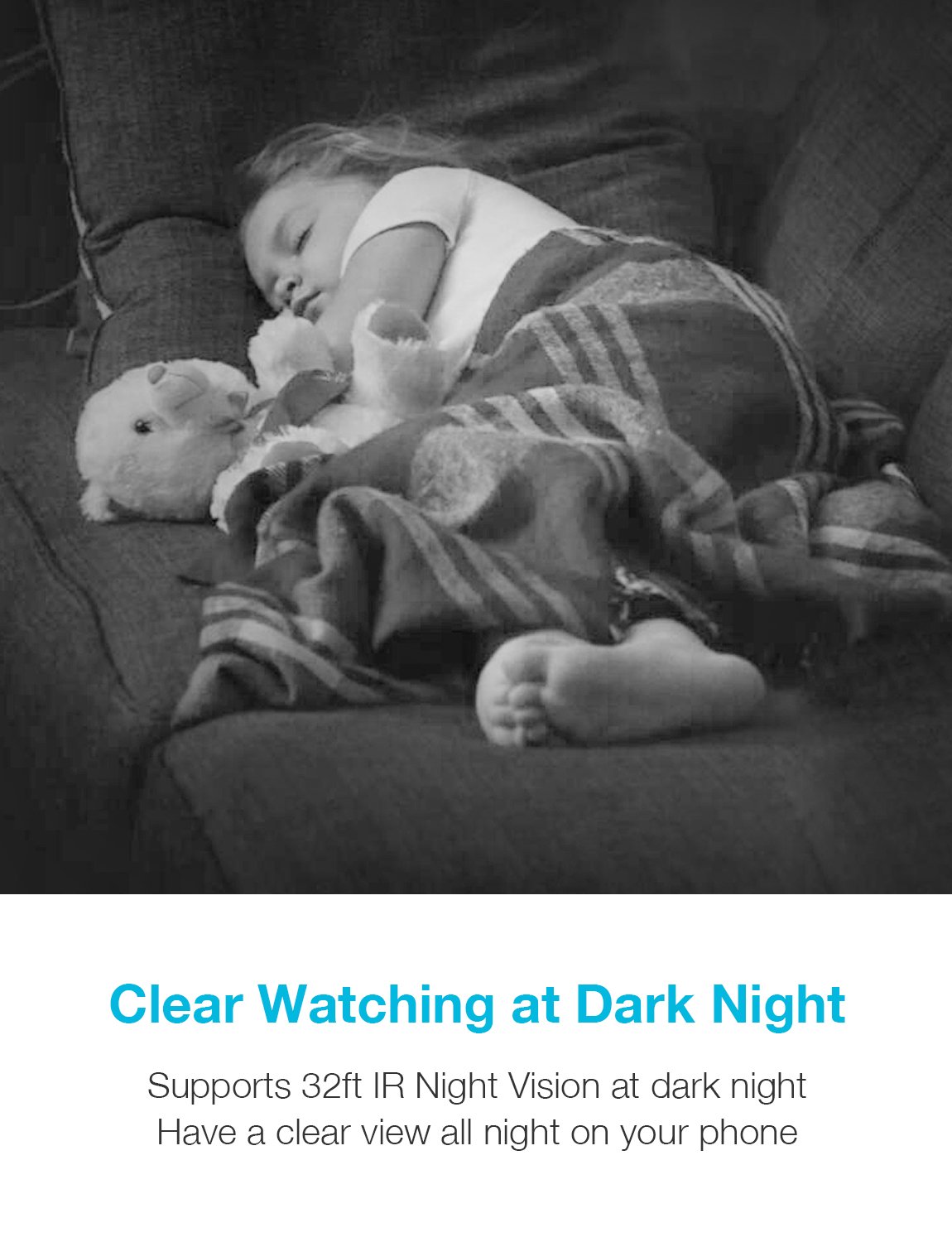 Pet Camera, Indoor Camera with Pan Tilt Zoom, WiFi Camera Indoor with Remote Viewing, Baby Monitor with Camera and Audio, Night Vision, Motion Detection, 2-Way Audio, SD Card/Cloud Storage