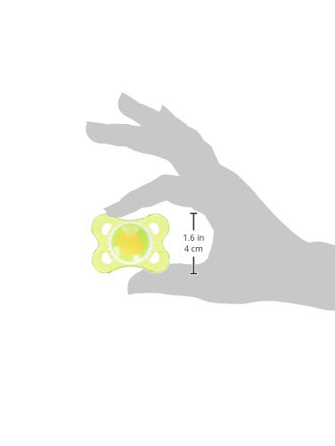 MAM Original Baby Pacifier, Nipple Shape Helps Promote Healthy Oral Development, Curved Shield to Protect Skin,Clear/Boy, 0-6 , 3 Count (Pack of 1)