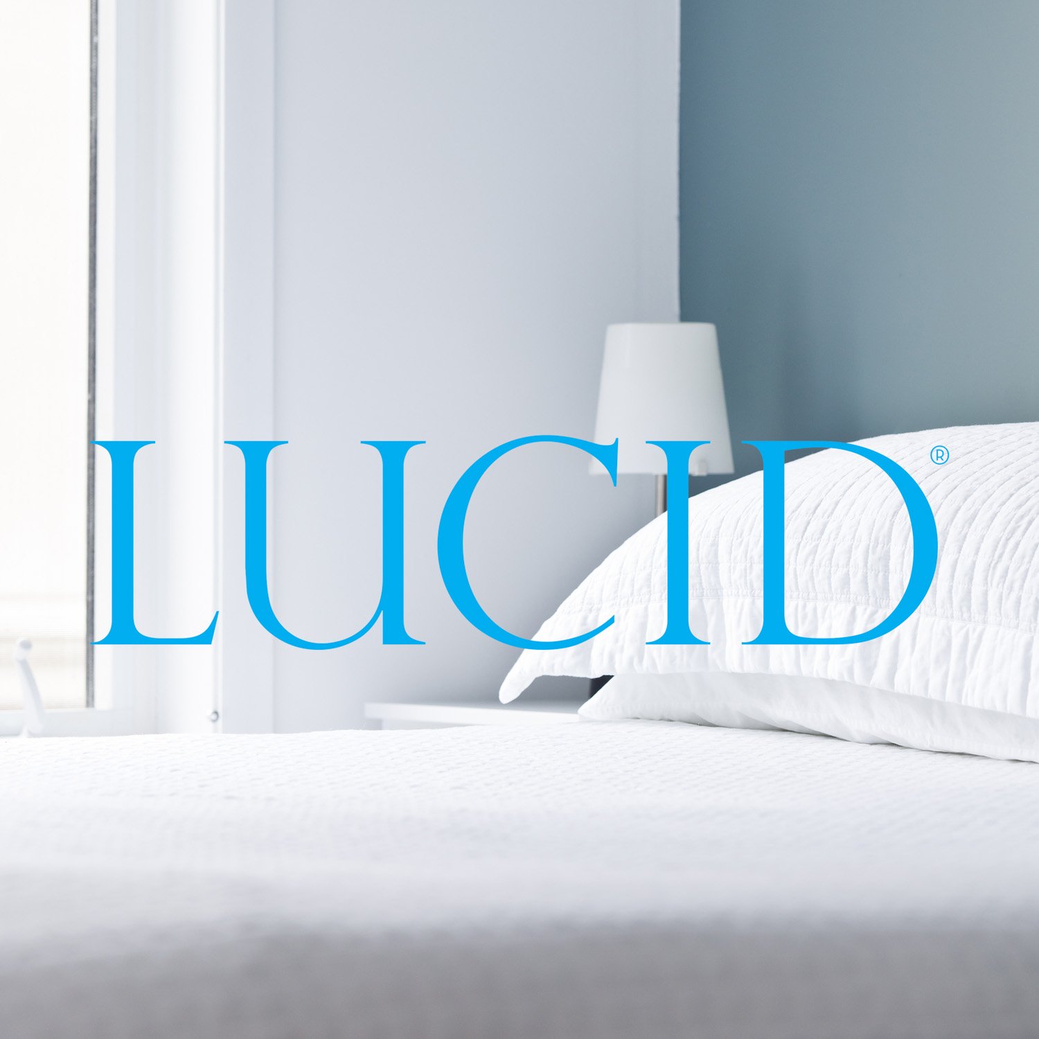 LUCID 10 Inch 2019 Gel Memory Foam Mattress - Medium Plush Feel - CertiPUR-US Certified - 10-Year Warranty - Queen