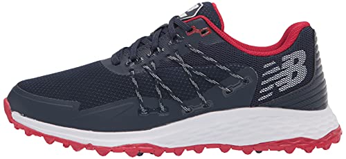 New Balance Men's Fresh Foam PaceSL Golf Shoe, Navy/Red, 9.5 Wide