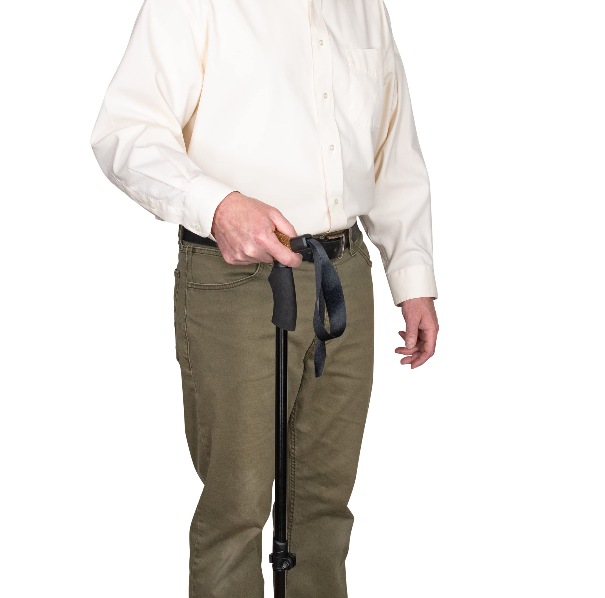 Outdoors Wasatch Shock Absorbing Walking Staff Trekking Pole - Hiking Walking Stick with Adjustable Locks Expandable - Shock-Resistant Walking Pole (1)