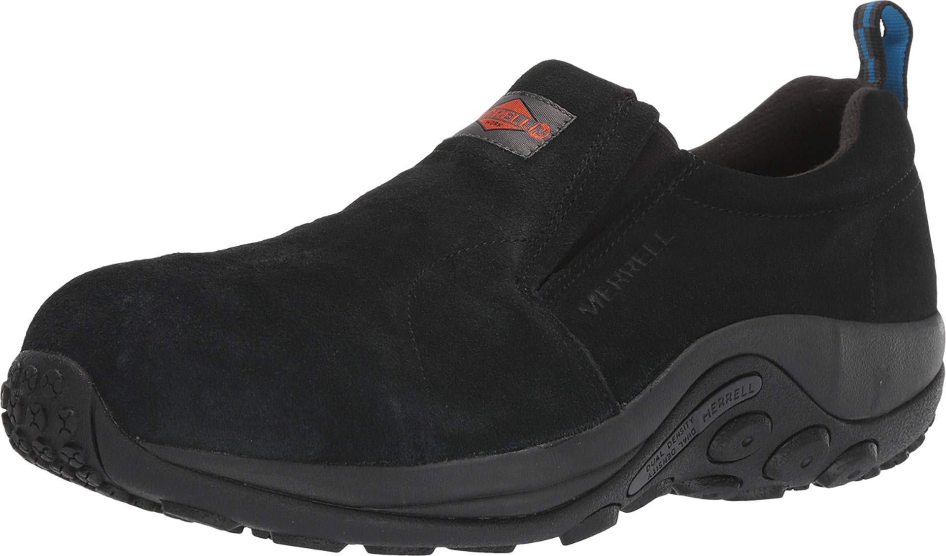 Merrell Men's Jungle Moc Alloy Toe Construction Shoe, Black, 9.5 Wide