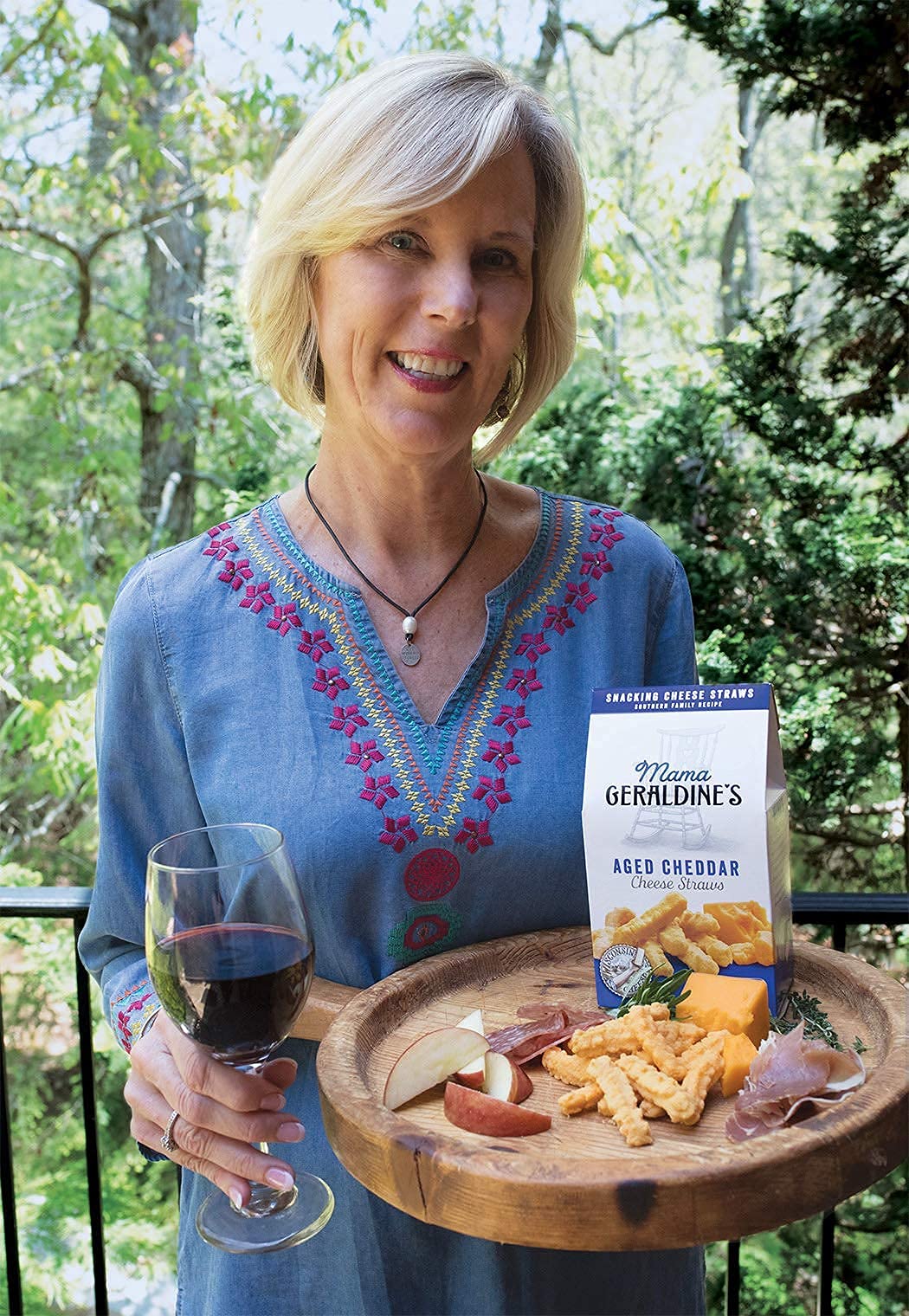 Mama Geraldine's Cheese Straws, Aged Cheddar, 4.5 Ounce, 12 Pack