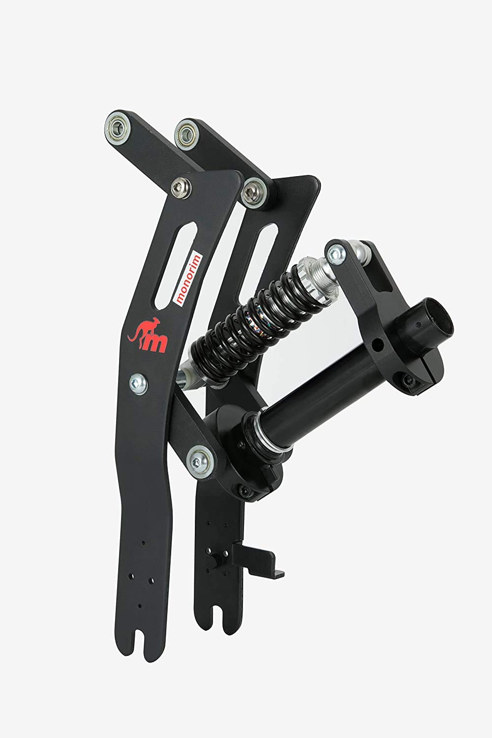 Monorim V4 Front Scooter Suspension Upgrade | Compatible w/Segway Ninebot MAX | Scooter Parts for Safer, Smoother, More Comfortable Ride - Raw Open Coil