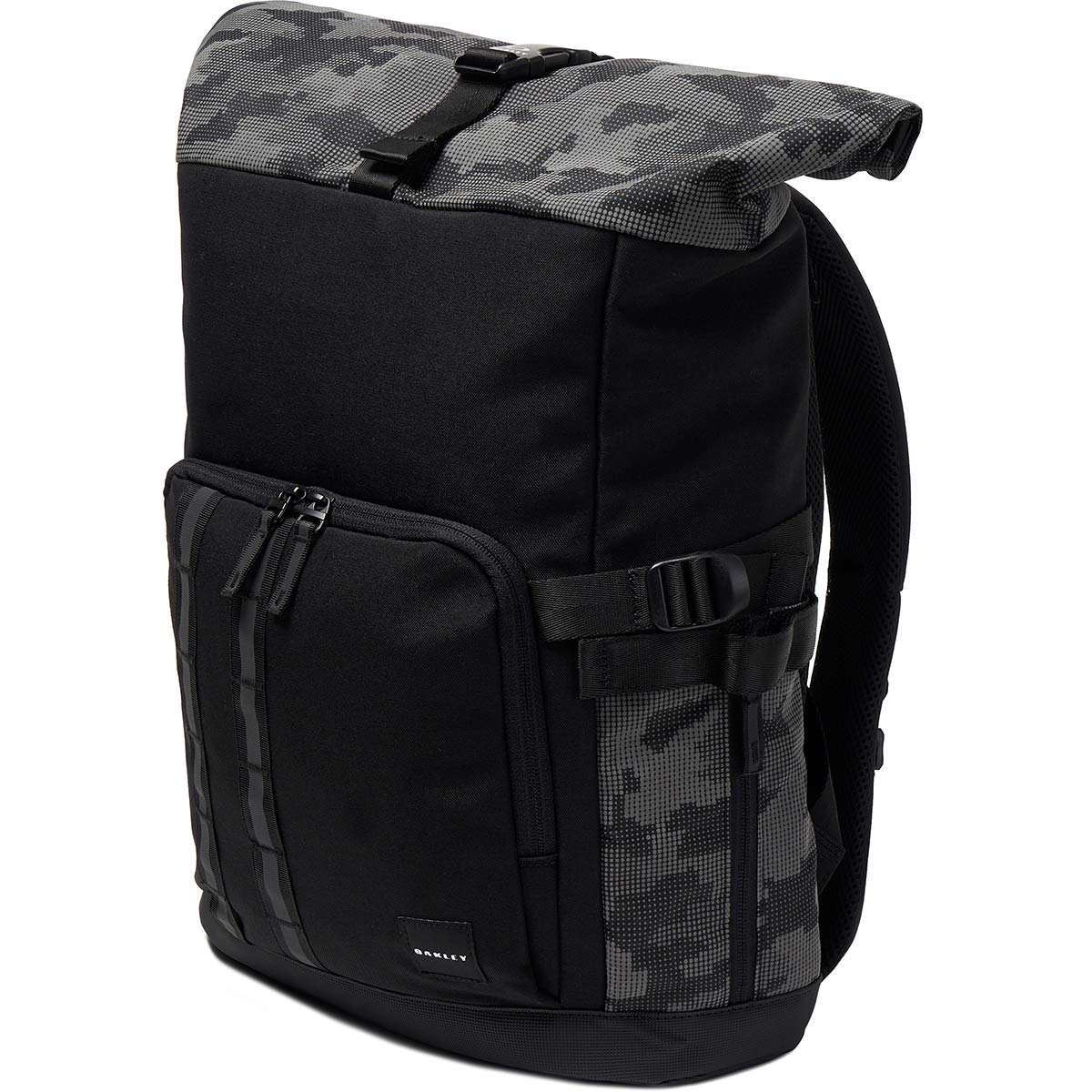 Oakley Men's Utility Rolled Up Backpack, Blackout Reflective, One Size