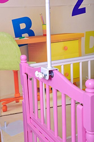RuiHome Clip-On Stand Bracket for Crib Cot Bed