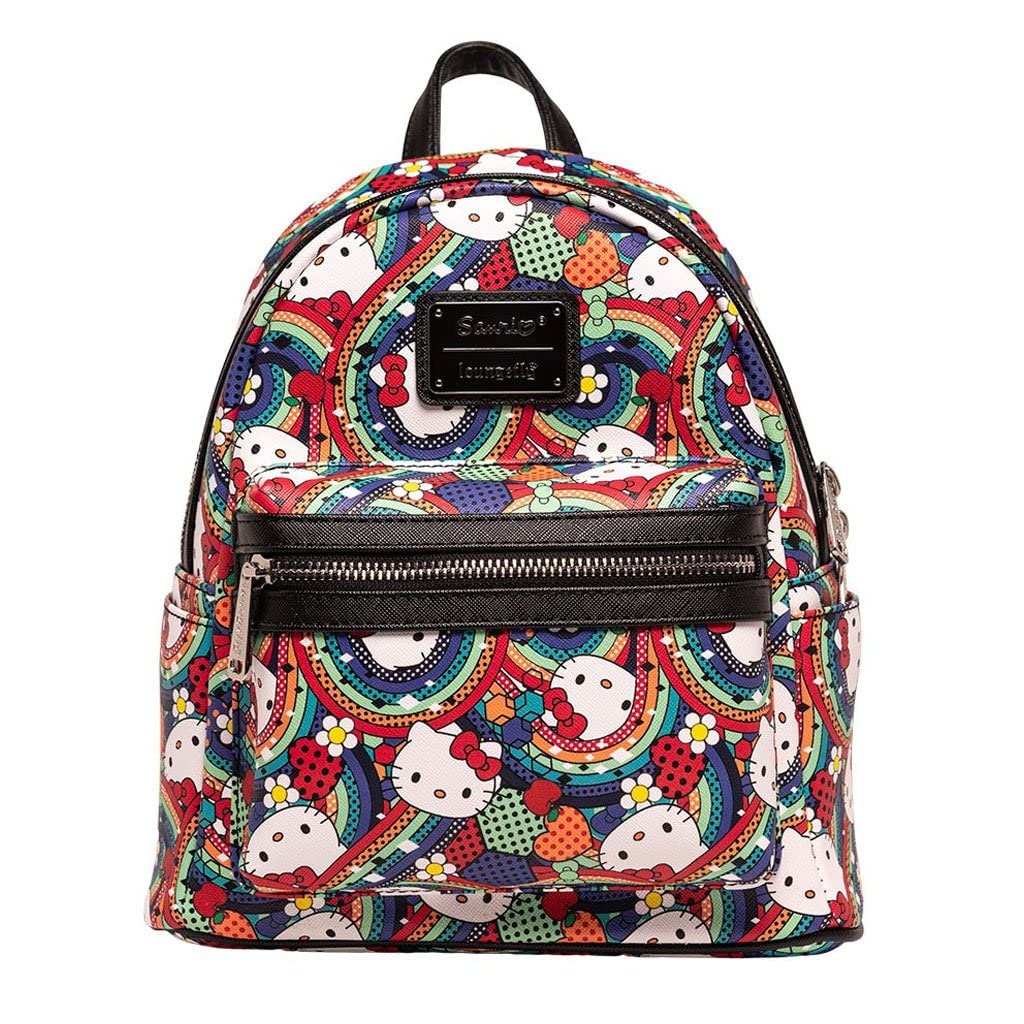 Loungefly Sanrio Hello Kitty Rainbow Abstract Mini Backpack