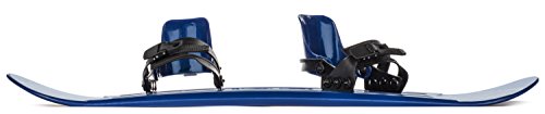 Lucky Bums Kids Beginner Plastic Snowboard, 95cm, Blue