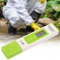 Zerodis Horticulture Garden Entertainment, Tds Ec Seawater Tester Multifunction Water Quality Tester with Backlight C-100 5 in 1 Salinity