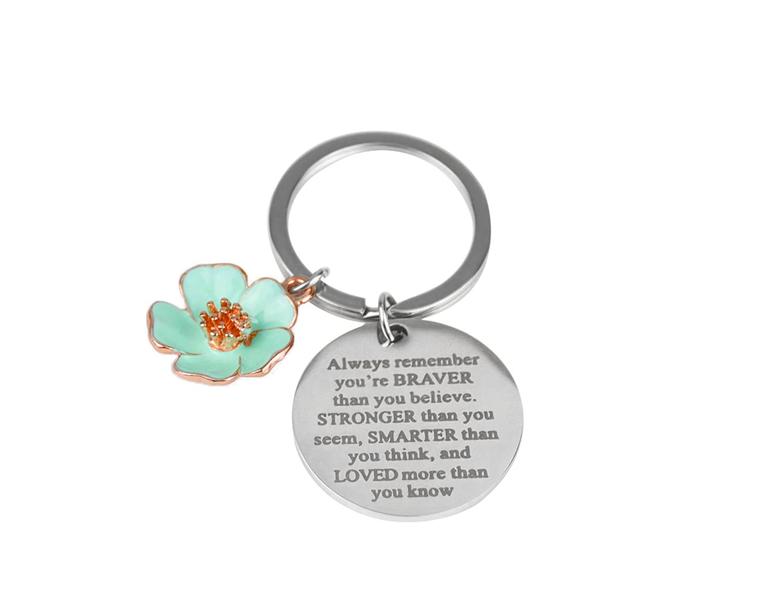 Ohana Keychain Stitch Jewelry Hawaiian Charm Hibiscus Flower Keychain Better Than You Think Ohana Family Jewelry Hawaii Gifts for Women
