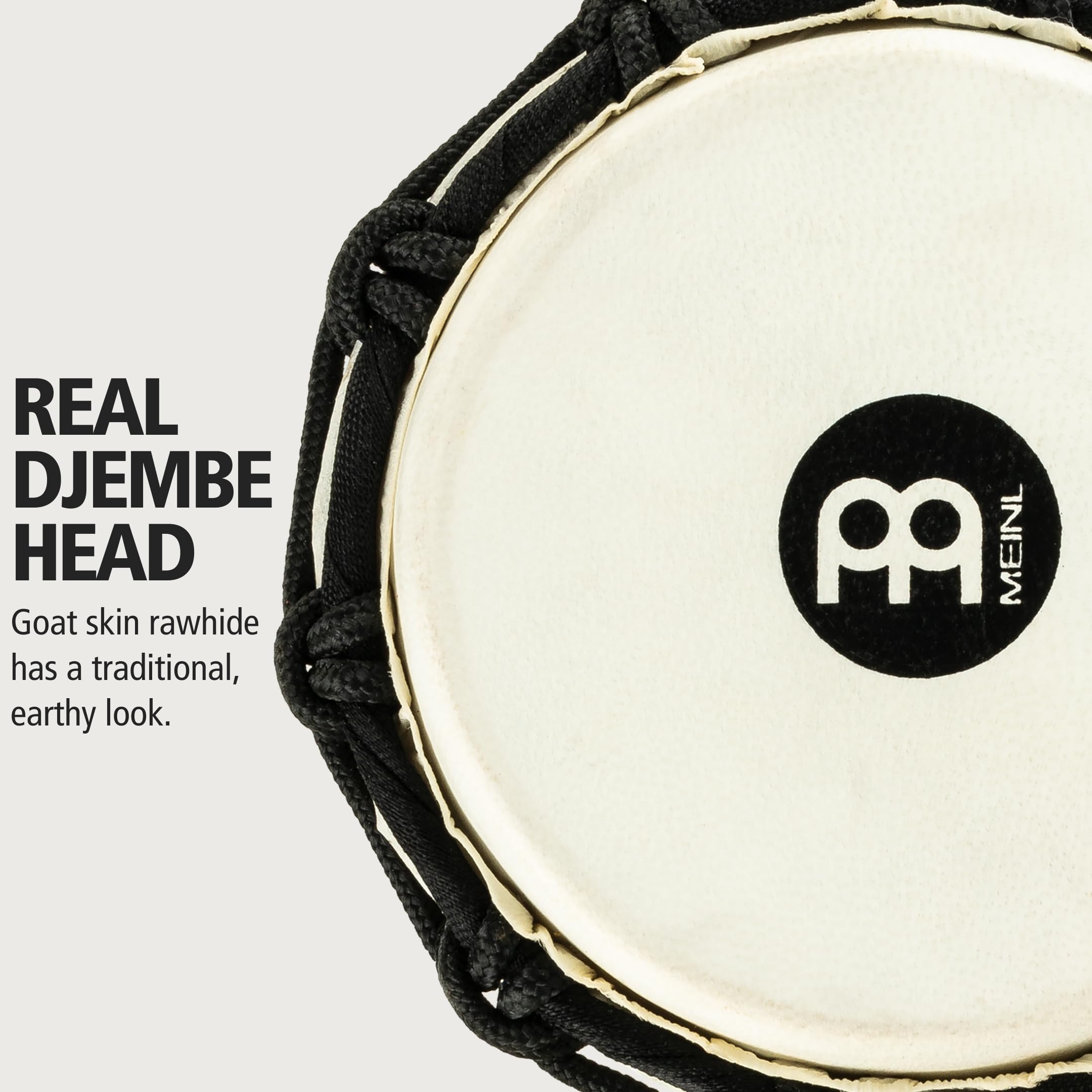 Meinl Percussion African Style Mini Djembe Drum for Room Decoration β NOT Made in China β Hand Painted Mahogany Wood, 2-Year Warranty (HDJ7-XXS)