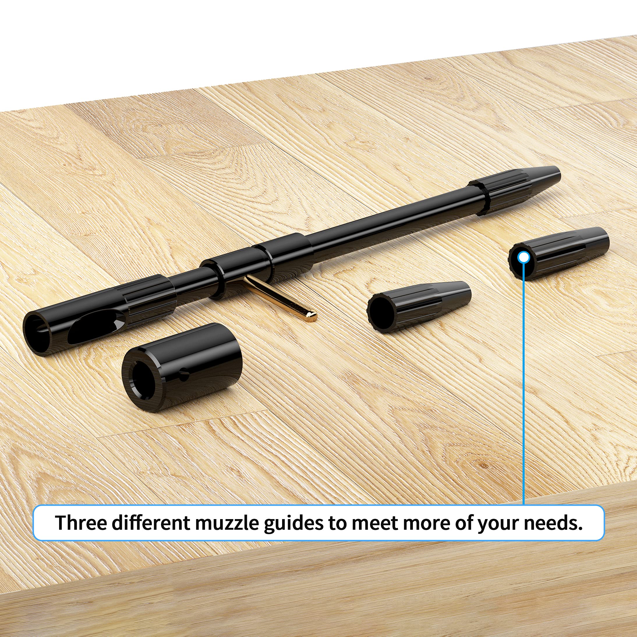 Raiseek Bore Guides Kit with 3 Muzzle Guides for Firearm Cleaning, Universal Bore Guides Rifle Cleaning