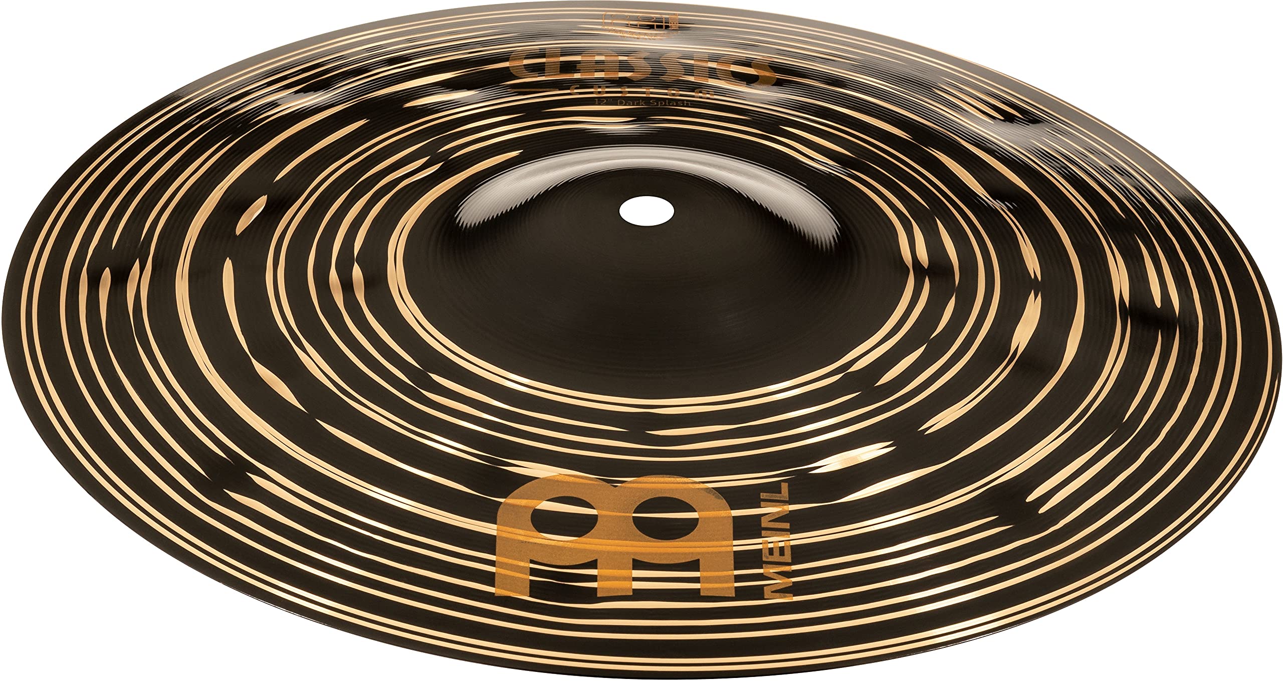Meinl Cymbals Classics Custom Dark 12" Splash Cymbal for Drum Set β Made in Germany β B12 Bronze, 2-Year Warranty (CC12DAS)