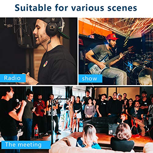 Phantom Power Supply, NUOSIYA 2-Channel 48V Phantom Power Supply, Stable Power Supply, Improved Shielding Technology, Anti-Noise for Any Condenser Microphone Music Recording Equipment