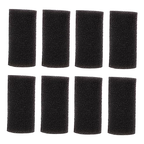PATKAW 16 Pcs Filter Cotton Stainless Steel Strainer Waterfall Pump Fish Tank Filter Sponge Replacement Fish Tank Filter Cover Aquarium Filter Foam 304 Network Black Fall