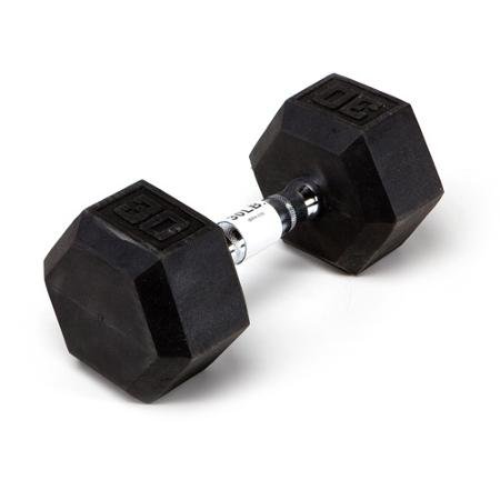 Marcy 30 lb EcoWeight Rubber Hex Dumbbell, IBRH-030 - Sold Individually