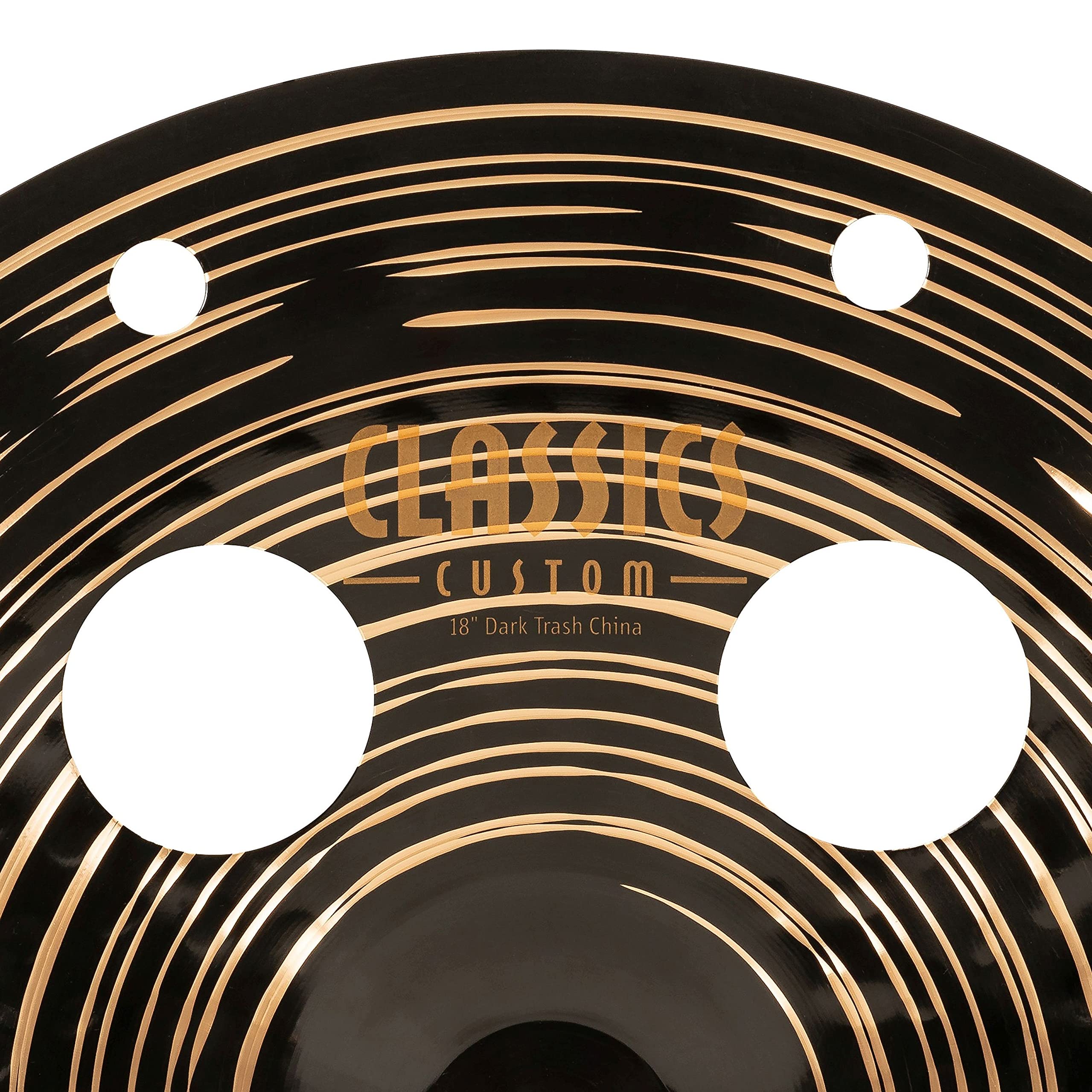 Meinl Cymbals Classics Custom Dark 18" Trash China Cymbal for Drum Set β Made in Germany β B12 Bronze, 2-Year Warranty (CC18DATRCH)