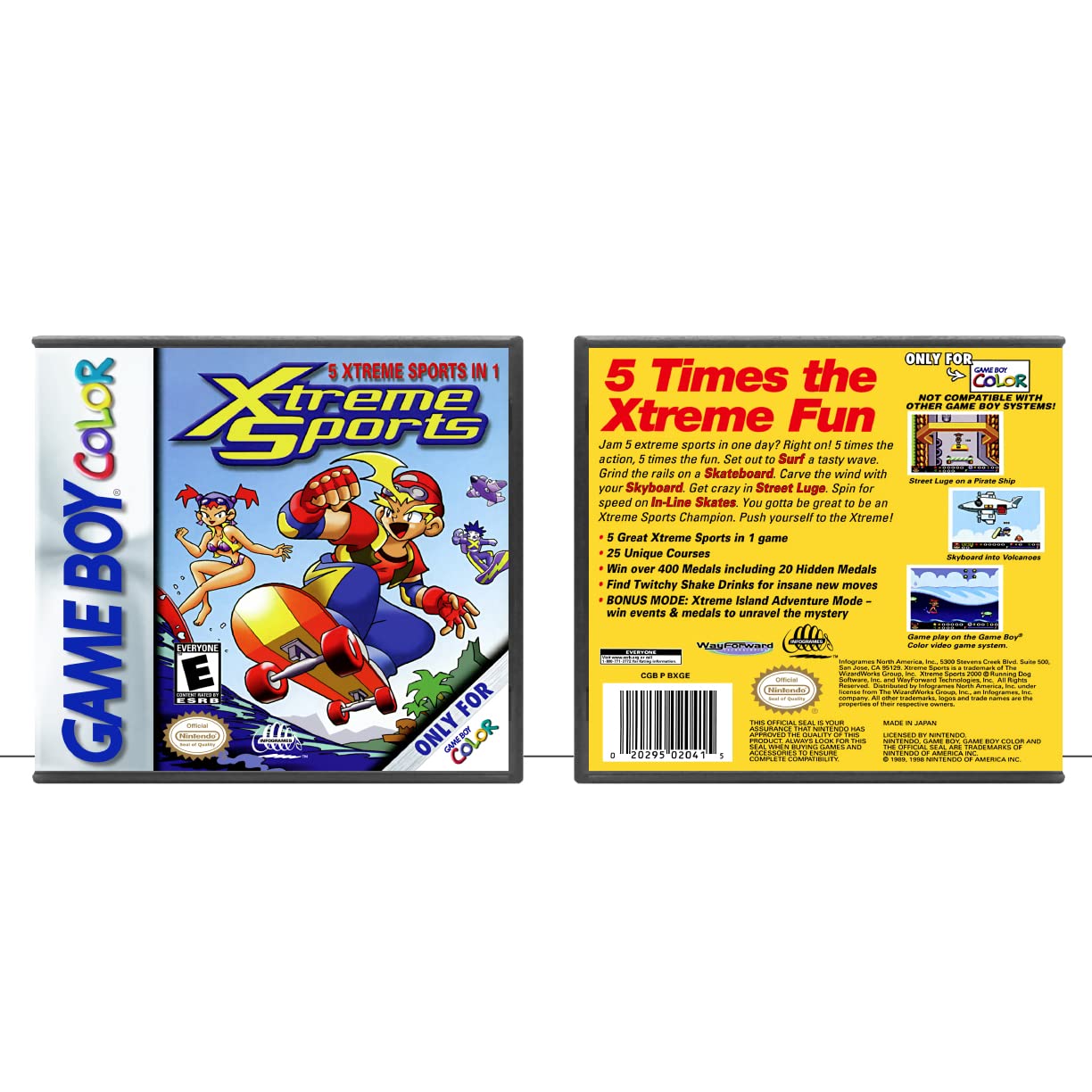 Xtreme Sports | (GBC) Game Boy Color - Game Case Only - No Game