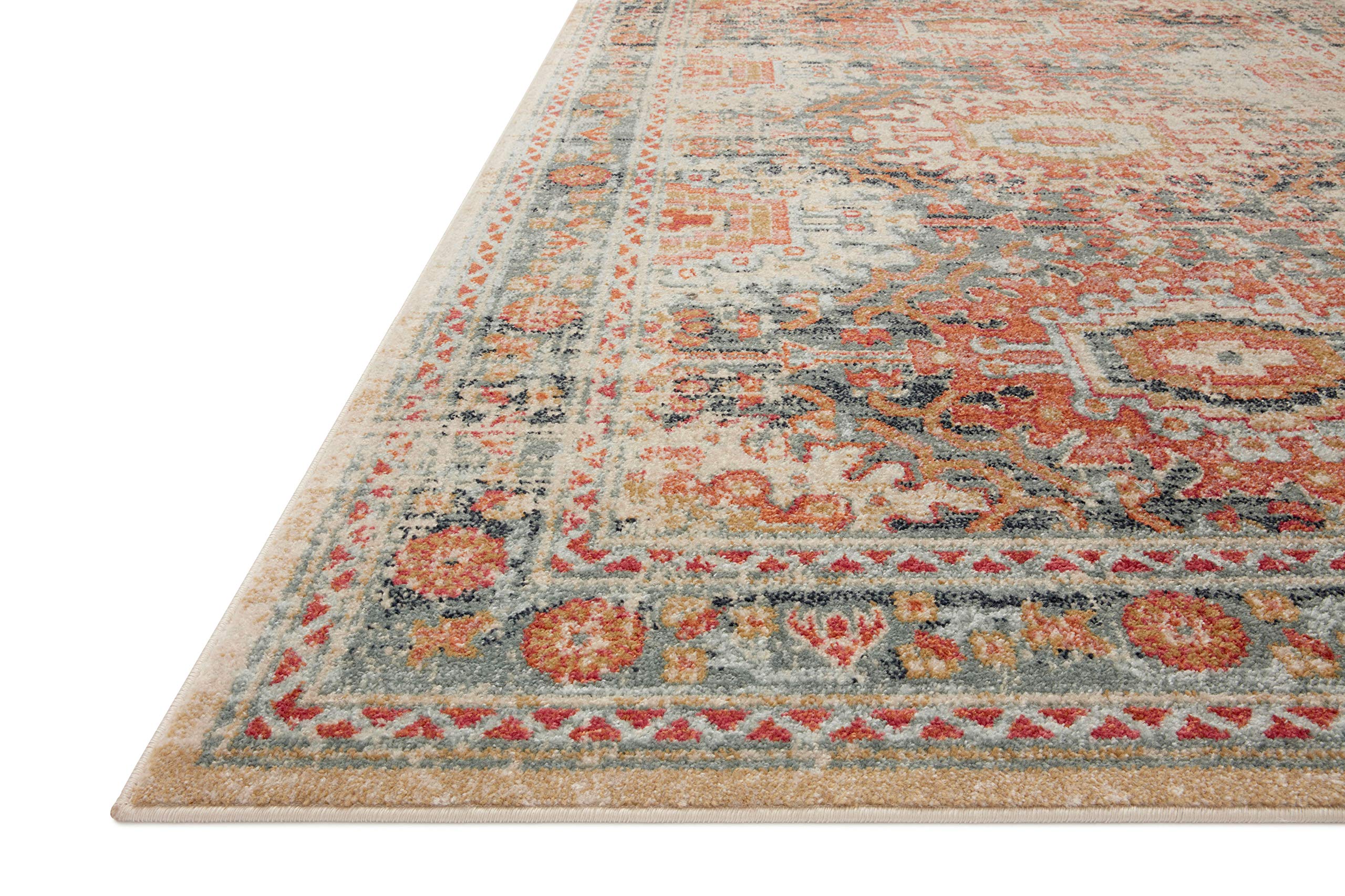 Loloi II Jocelyn Collection JOC-03 Mist/Multi 9'-6" x 12'-6" Area Rug