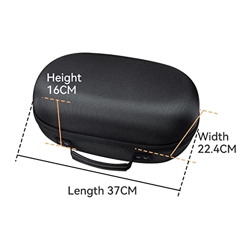 Oculus Quest 2 Carrying case,Case for Oculus Quest 2 Halo Strap Improvements Hard EVA Carrying Travel Bag VR Accessories