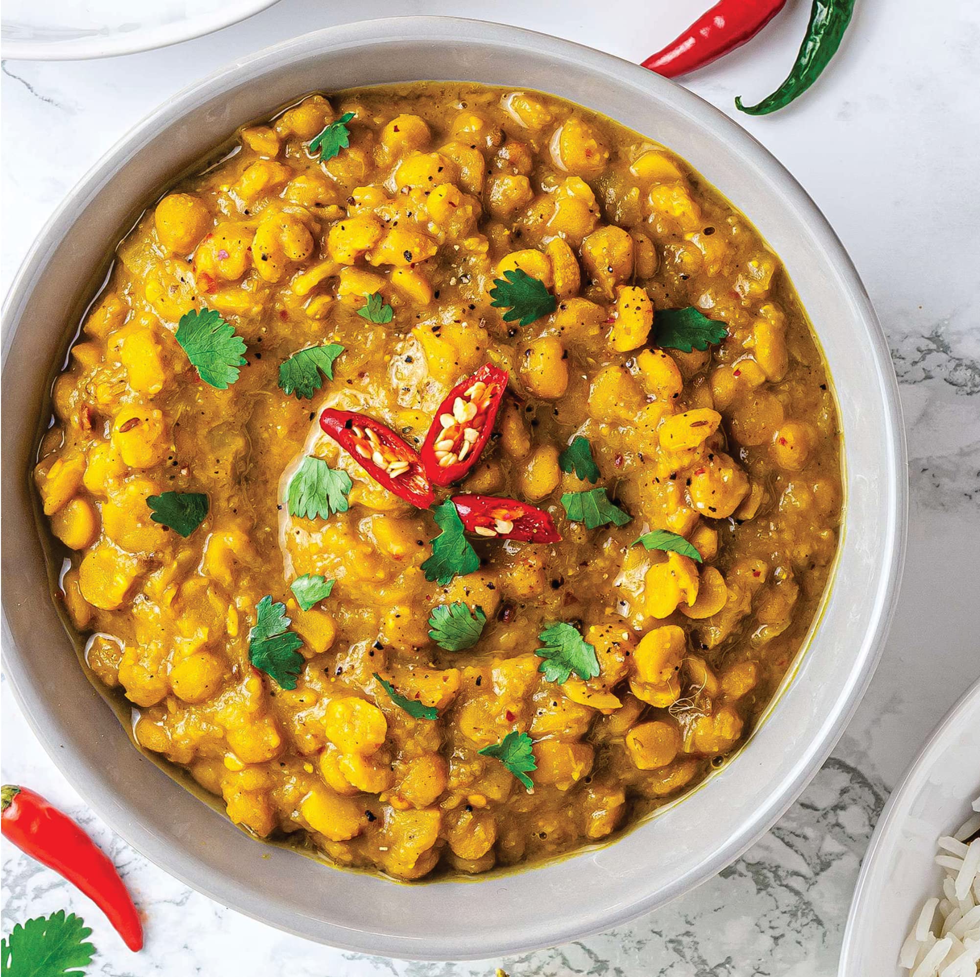 Rani Yellow Peas Split, Dried (Vatana, Matar) 64oz (4lbs) 1.81kg Bulk ~ All Natural | Vegan | Gluten Friendly | Kosher | Product of USA
