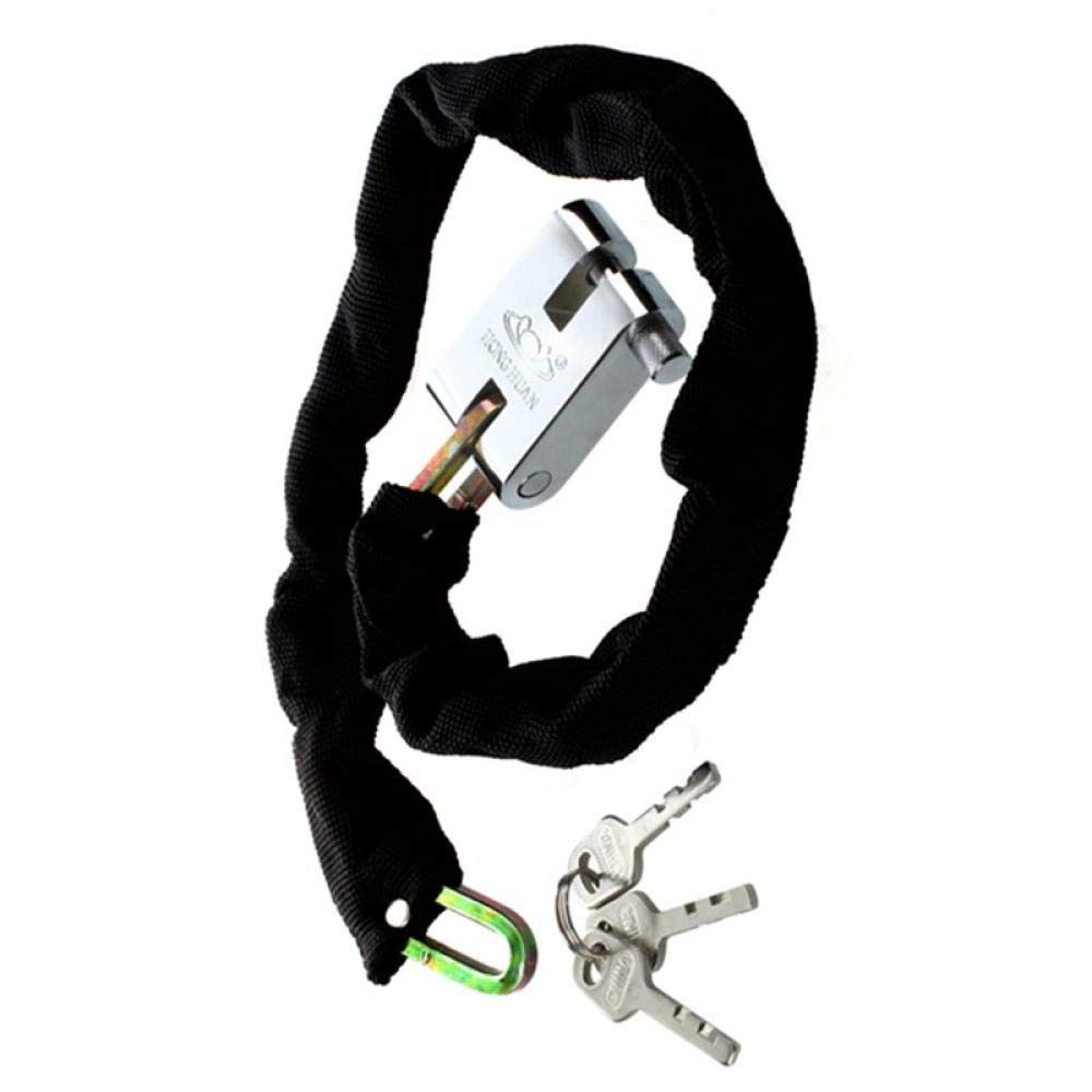 RUKDA Bicycle Lock Reinforced Metal Heavy Motorbike Motorcycle Bicycle Chain Lock Bike Lock