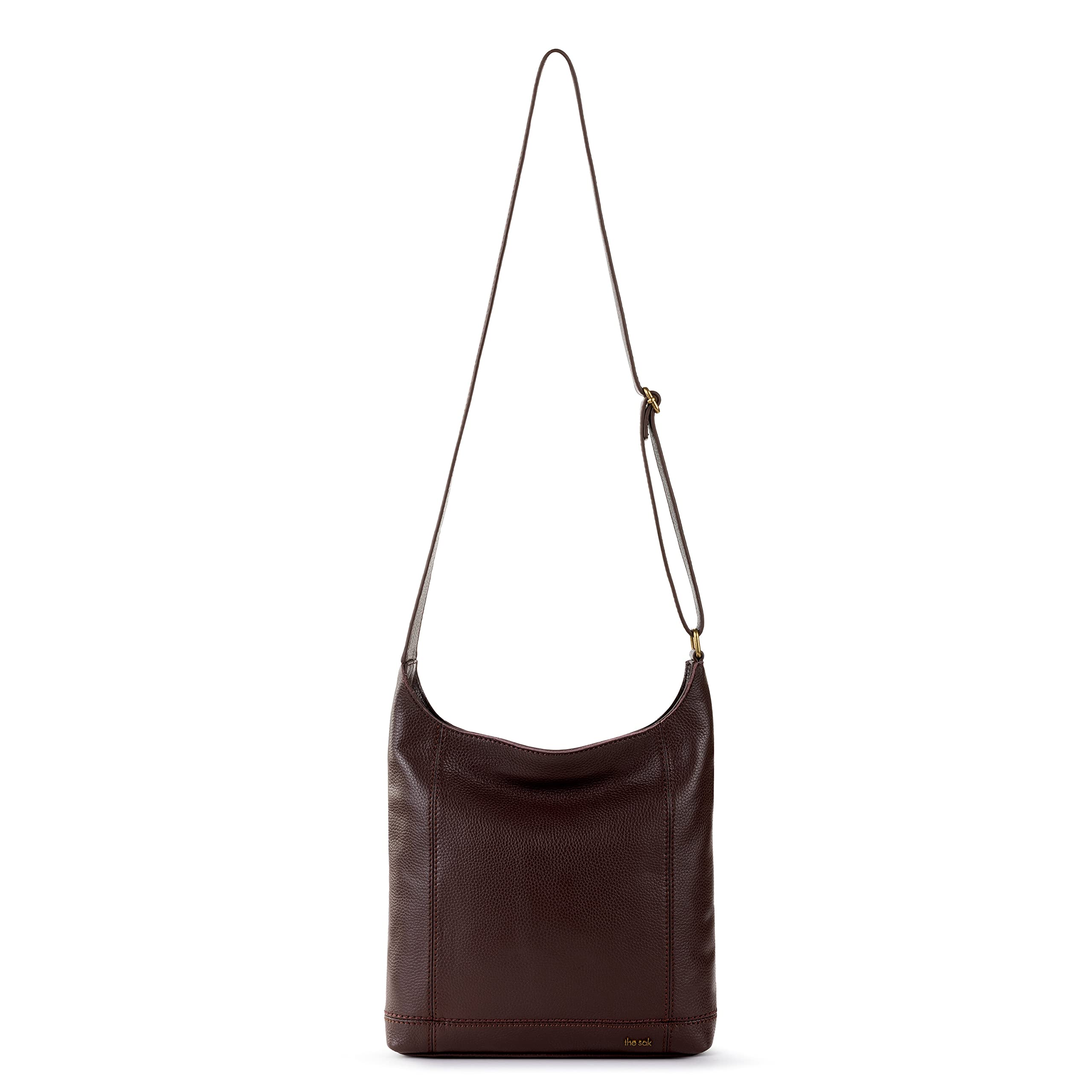 The Sak Womens De Young Crossbody In Leather, Mahogany, One Size US