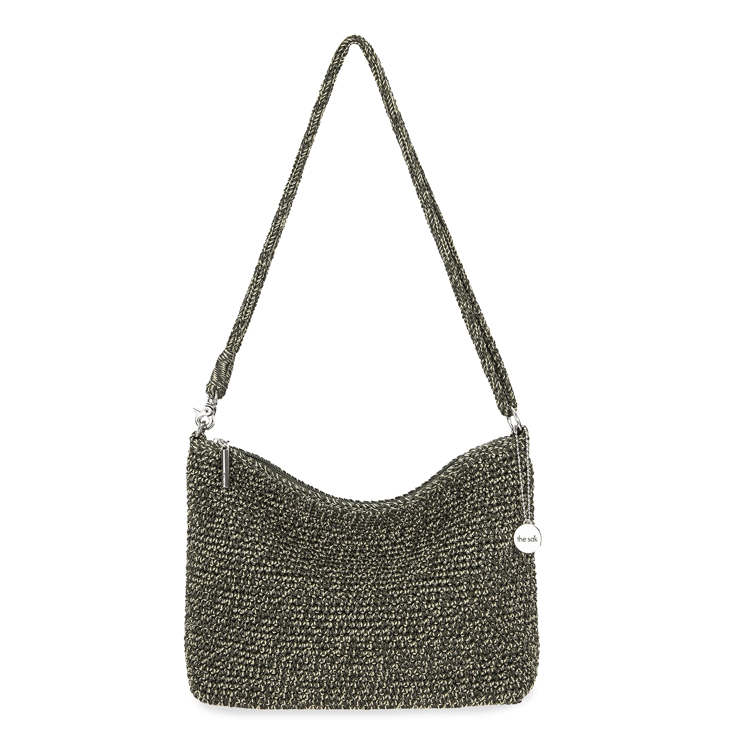 The Sak Womens Hand-crochet 3-in-1 Lumi Hand Crochet 3 in 1 Crossbody, Moss Static, One Size US