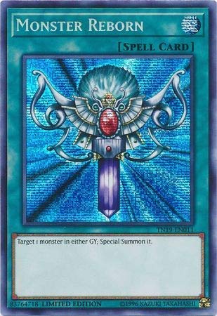 Monster Reborn - TN19-EN011 - Prismatic Secret Rare - Limited Edition