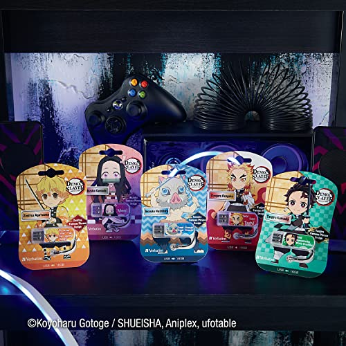 Verbatim Officially Licensed Limited Edition 16GB Demon Slayer: Kimetsu no Yaiba Thumb Drive - Nezuko Kamado - Anime Design USB 2.0 Flash Drive